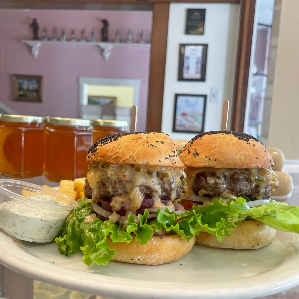 Loaded Danish Hamburgers - Andersen’s Danish Bakery & Restaurant