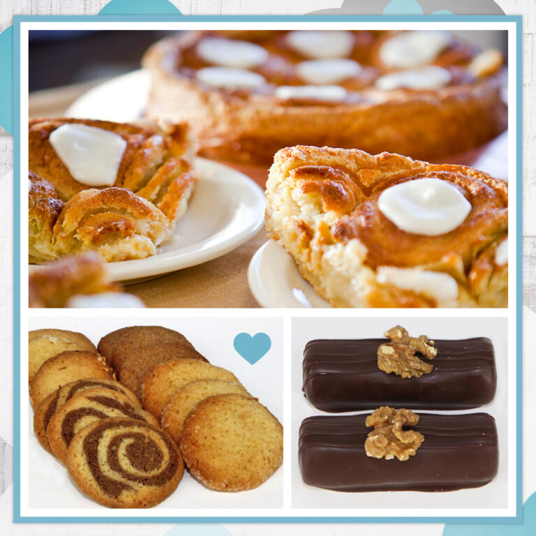 Marzipan Yule log - Andersen’s Danish Bakery & Restaurant