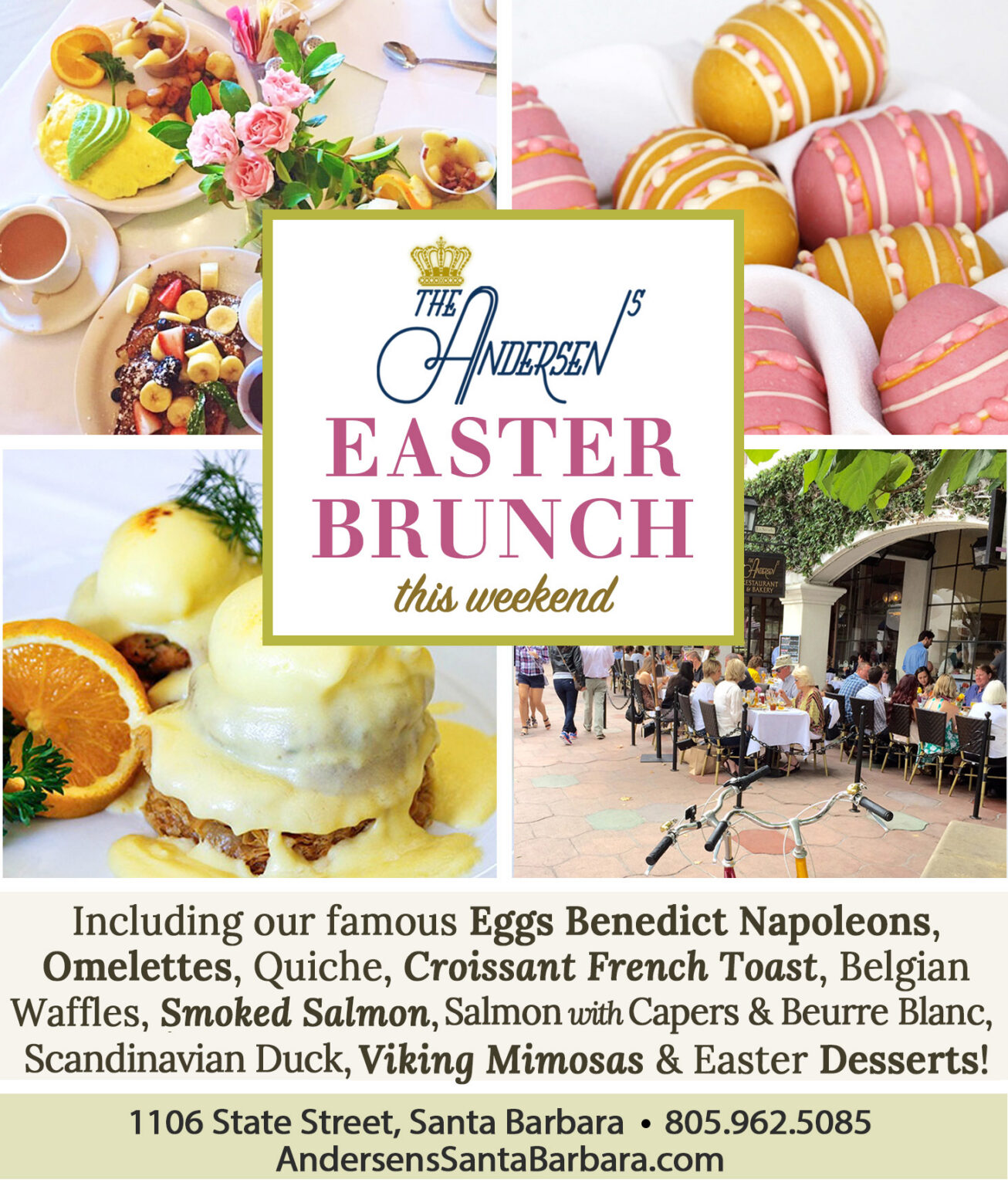 Easter Brunch + Lunch & Dinner Specials this weekend! 🥂🥐 - Andersen’s ...